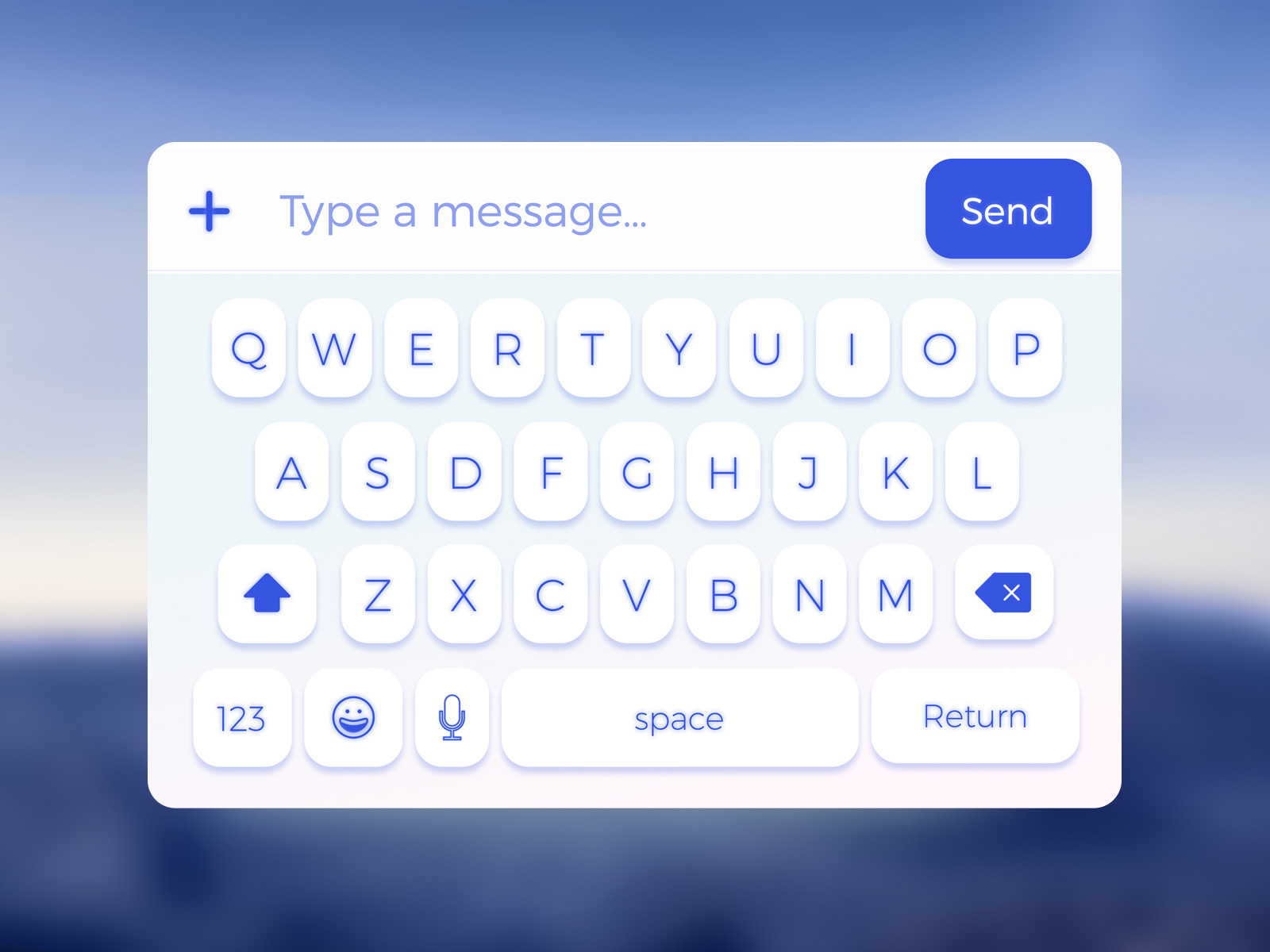 Mobile Keyboard UI - Sketch Freebie - Freebie Supply