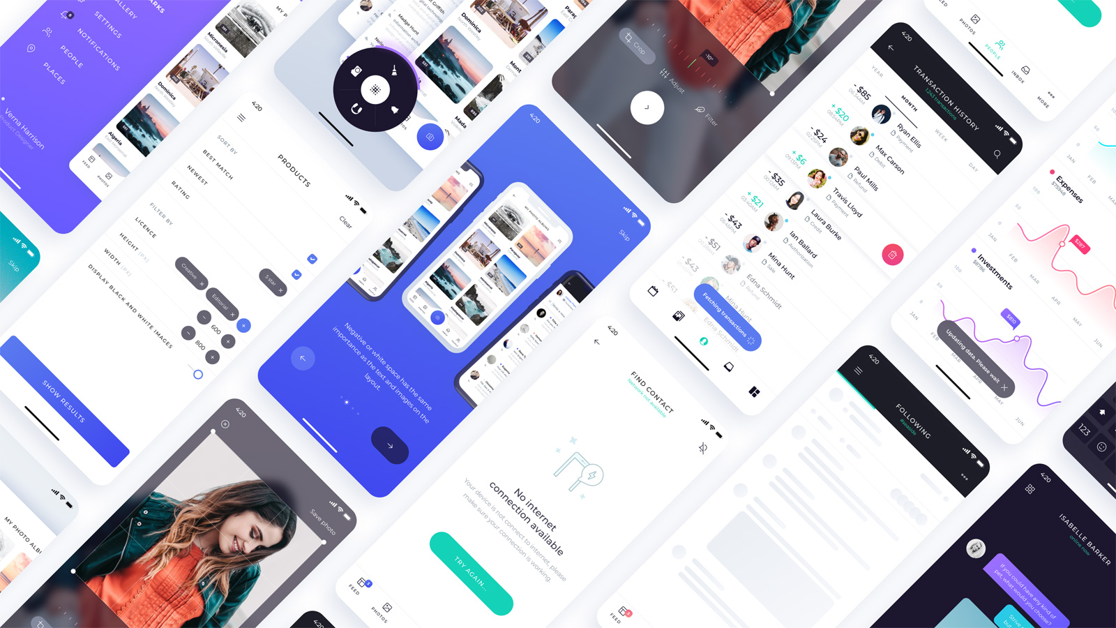 Sketch Mobile UI Kit Sample - Atro - Freebie Supply