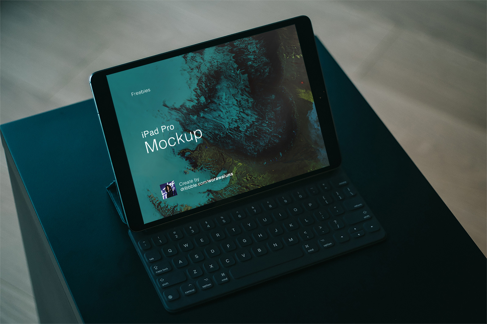 Mockup iPad Pro - PSD Freebie - Freebie Supply