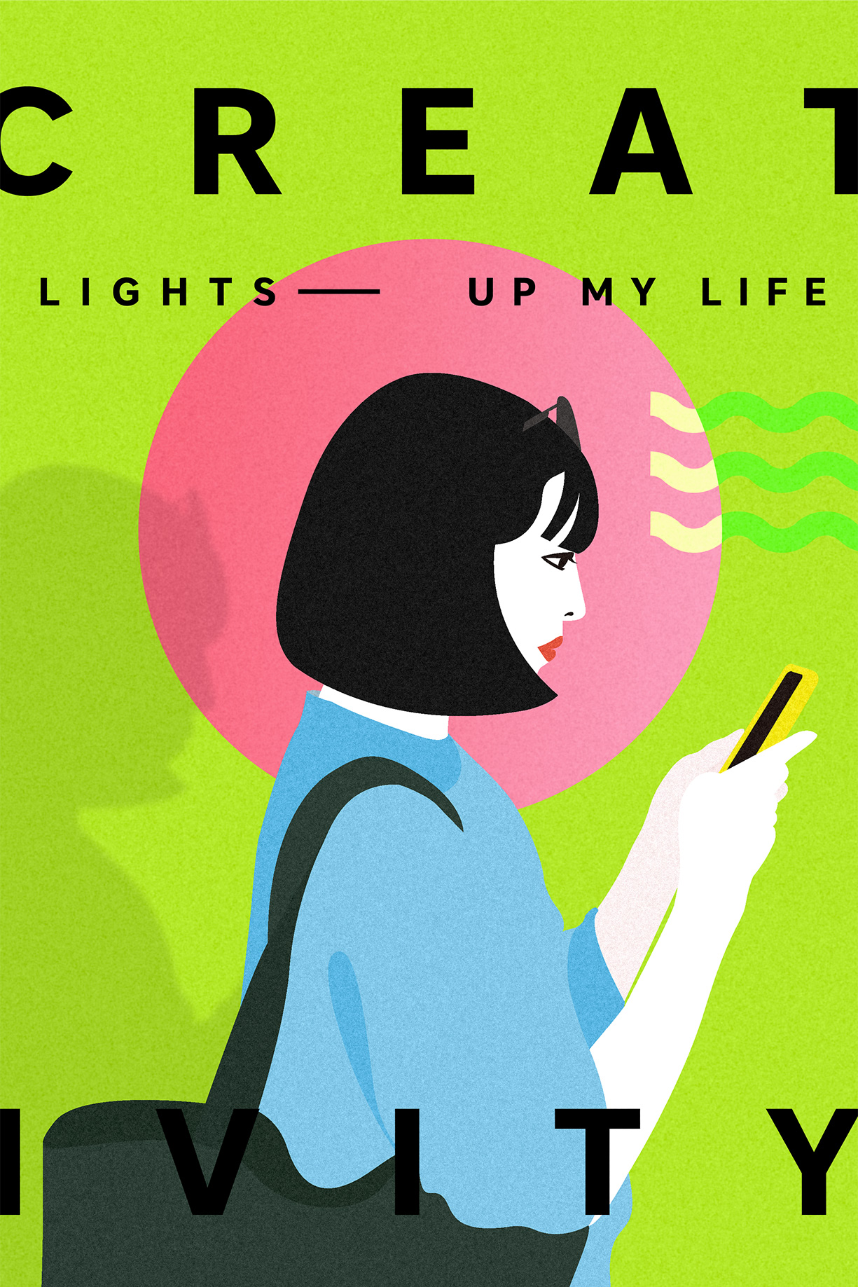 Motto Poster PSD - Freebie Supply