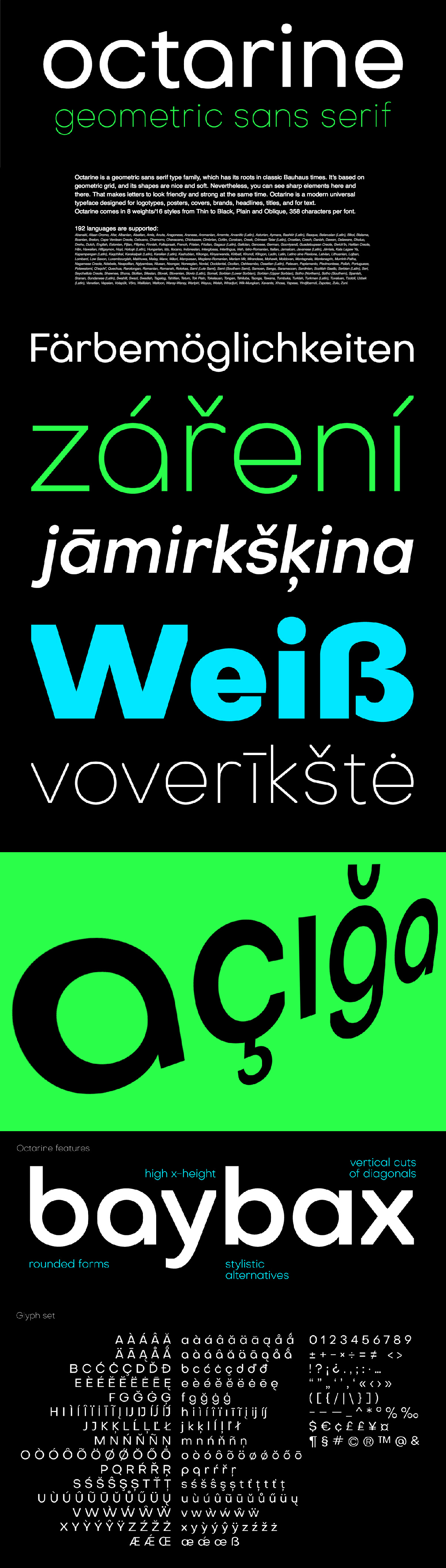 Octarine Type Family - Freebie Supply