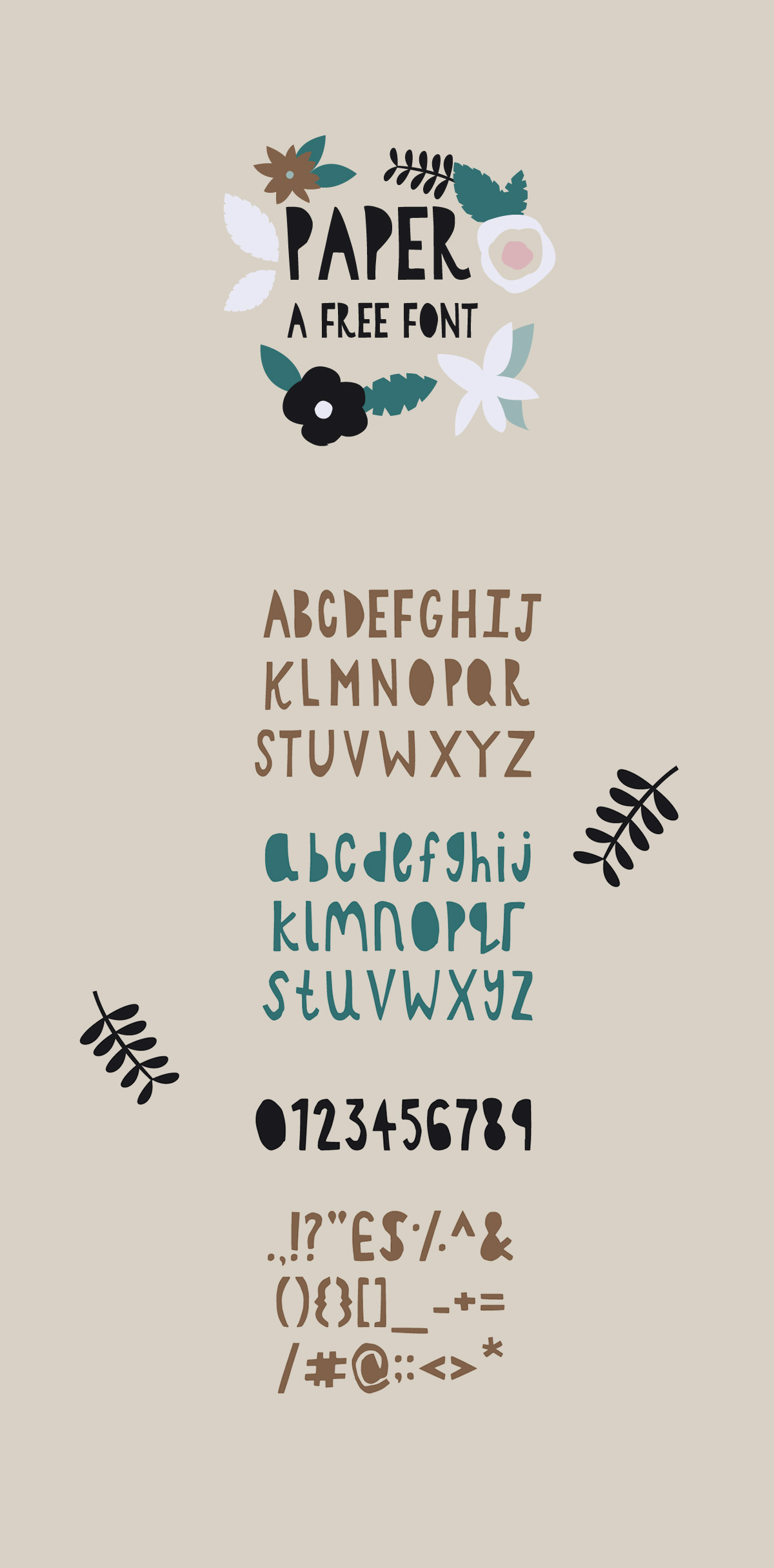 Paper - Free Paper Cut Font - Freebie Supply