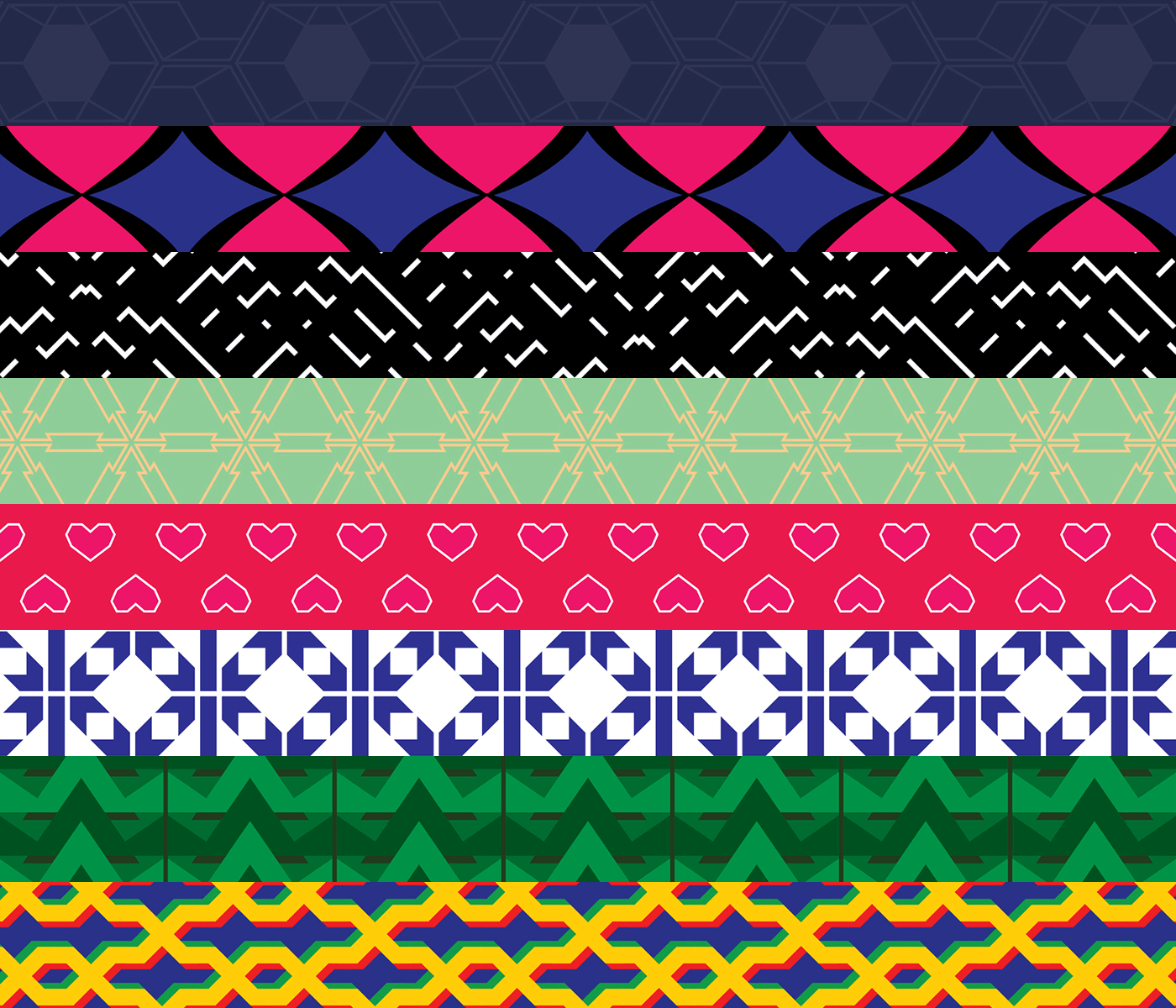 8 Free Vector Patterns - Freebie Supply