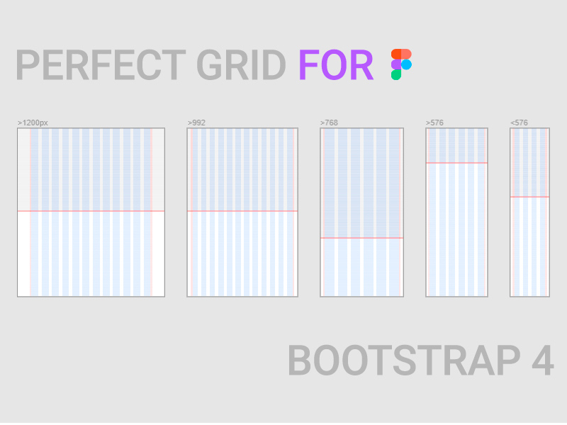 8pt Bootstrap Grid for Figma - Freebie Supply
