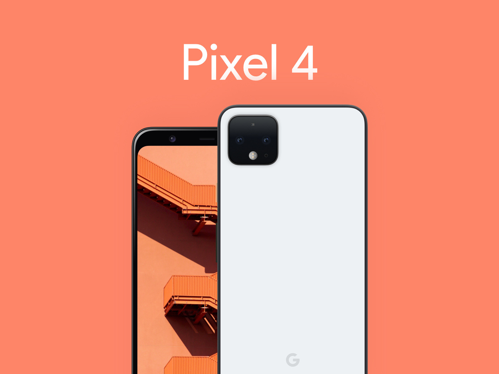 Pixel 4 Sketch Mockup - Freebie Supply