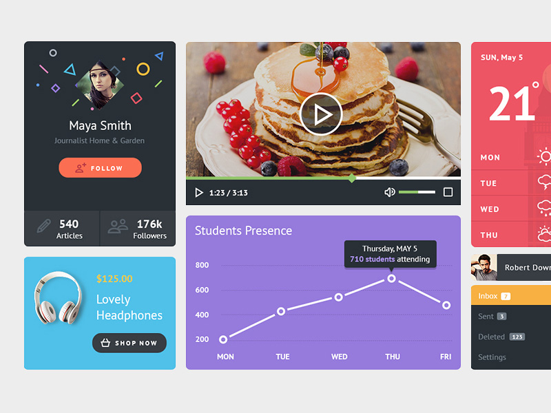 Playful Ui Kit - Free PSD - Freebie Supply