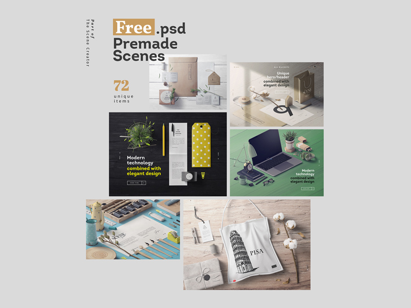 Premade Scene Creator - Free Resource - Freebie Supply