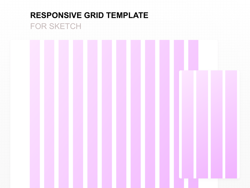 Responsive Grid Template for Sketch - Freebie Supply