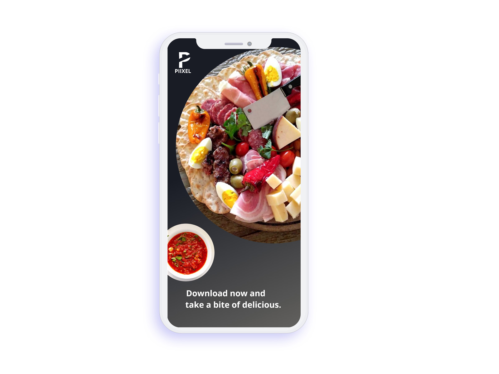 Restaurant App Concept for iPhone X - XD Freebie - Freebie Supply
