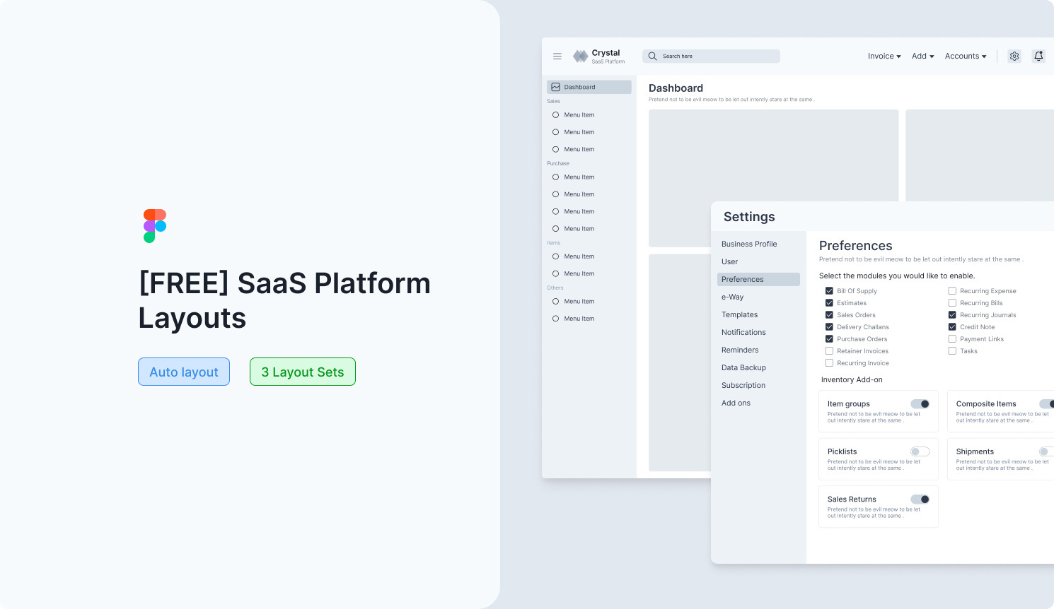SaaS Wireframe Kit - Freebie Supply