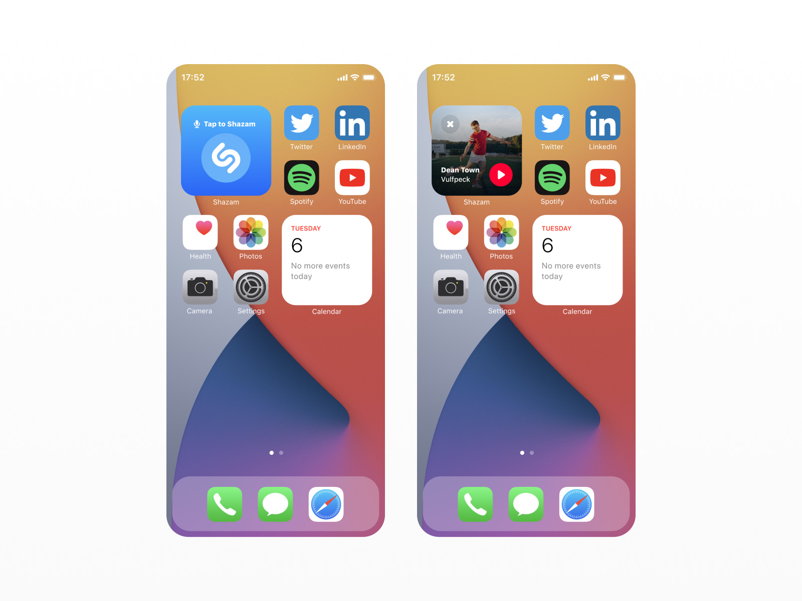 Shazam – iOS 14 Widget Concept - Freebie Supply
