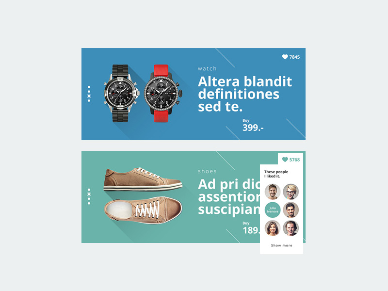 Shop UI Kit - Free Resource - Freebie Supply