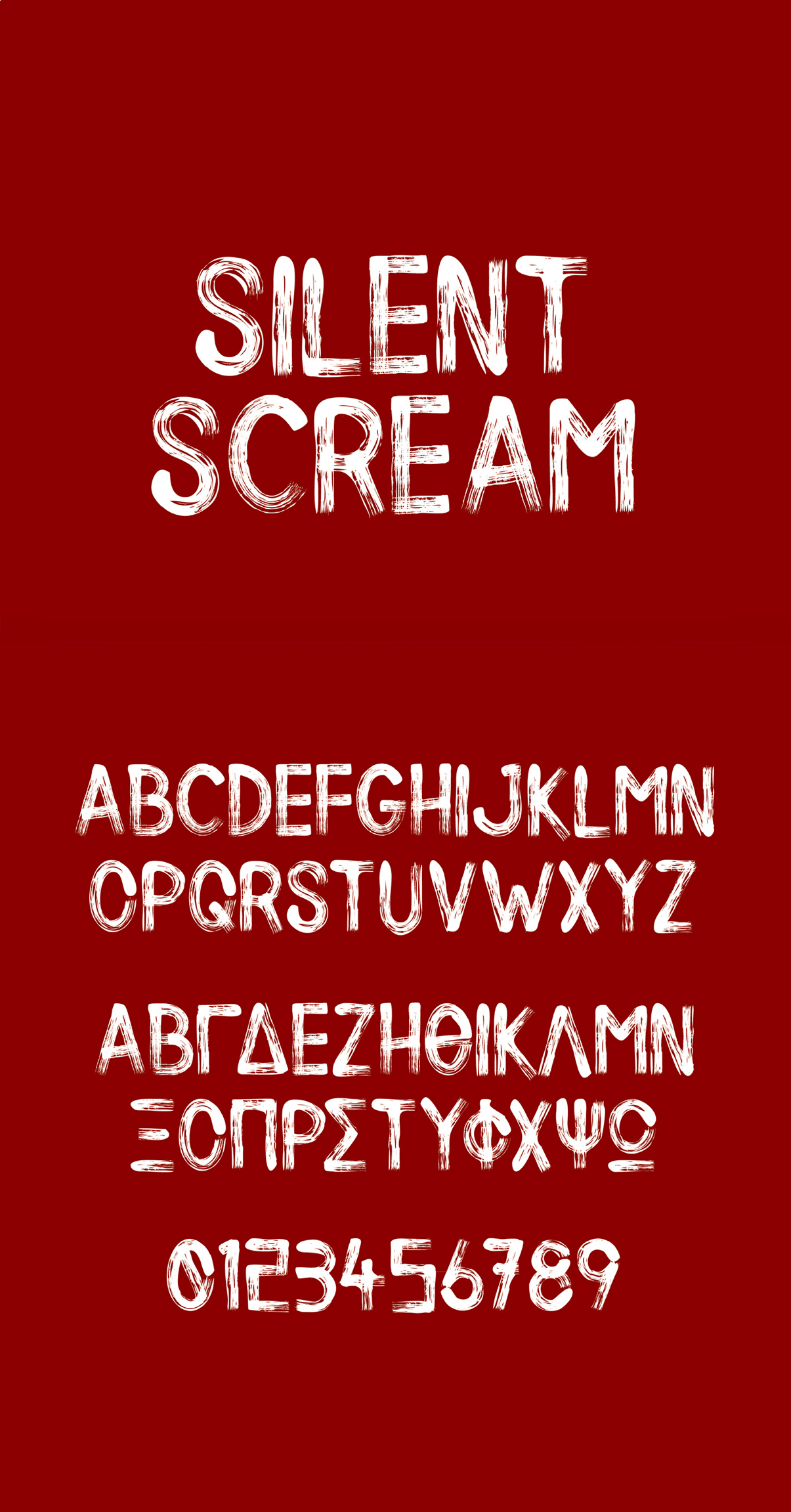 Silent Scream Font - Freebie Supply