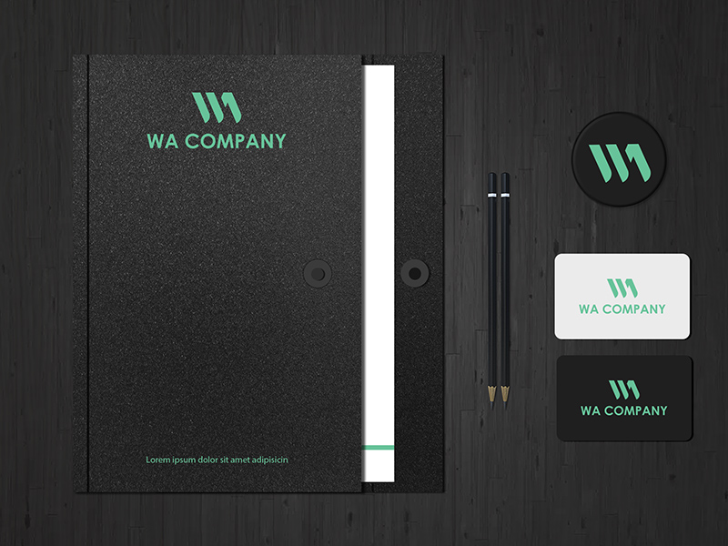 Simple Logo Mockup by K M Shahidul Arafat - Freebie Supply