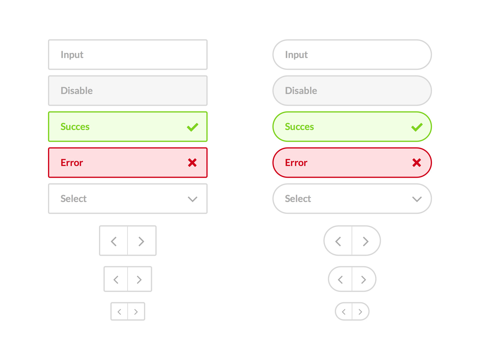 Simple UI Elements - Free Sketch - Freebie Supply