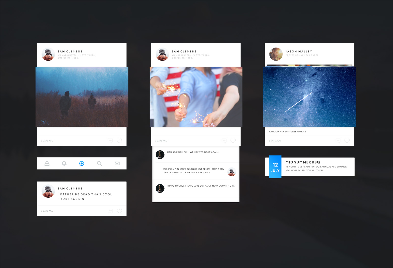 Simple UI - Free Resource - Freebie Supply
