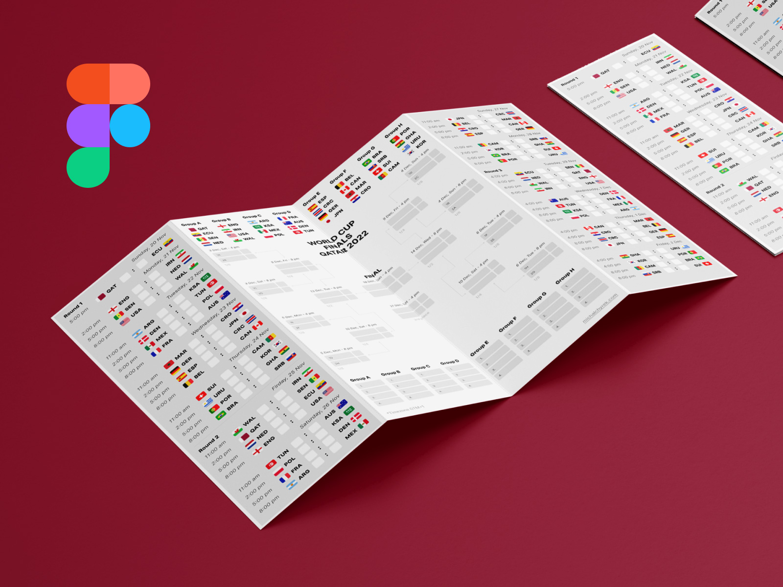 FIFA World Cup Schedule Template - Freebie Supply