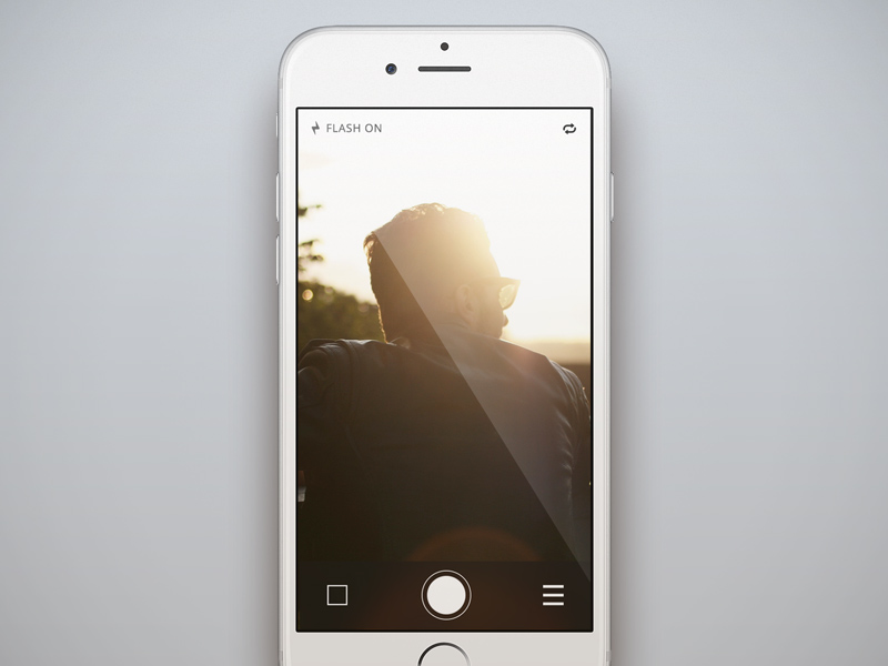 Snapchat Meets VSCO Concept PSD - Freebie Supply