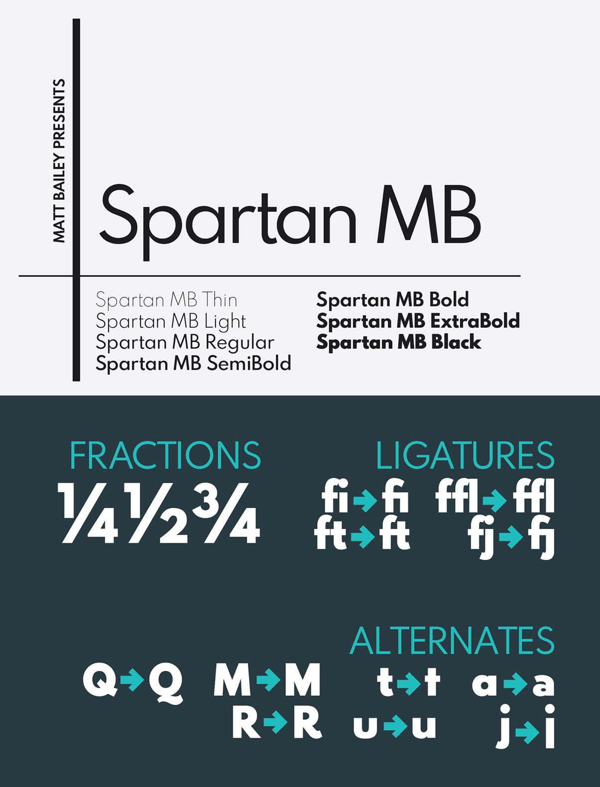 Spartan MB Font - Free Typeface - Freebie Supply