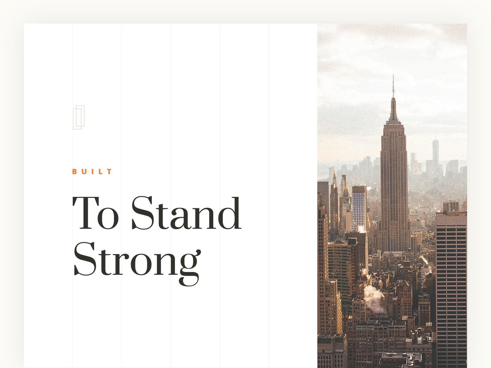 Stand Strong Template : Free PSD - Freebie Supply