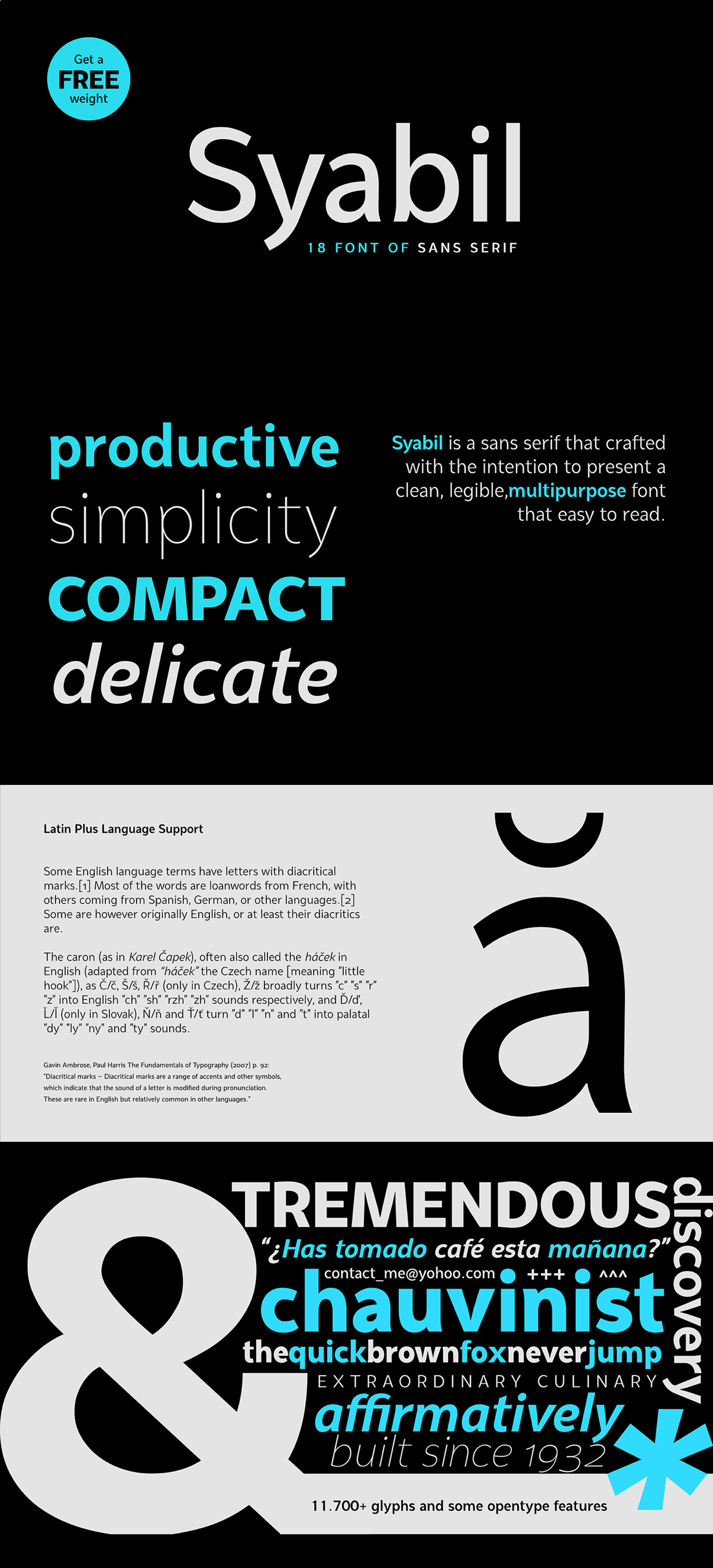 Syabil Font - Free Typeface - Freebie Supply