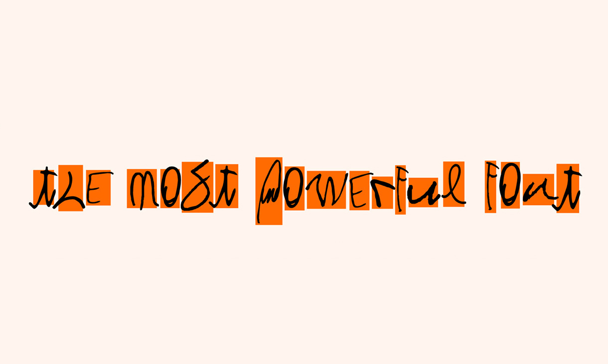 The Most Powerful Font - Freebie Supply