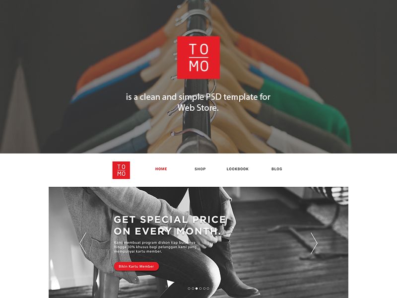 Tomo Template : Free PSD - Freebie Supply