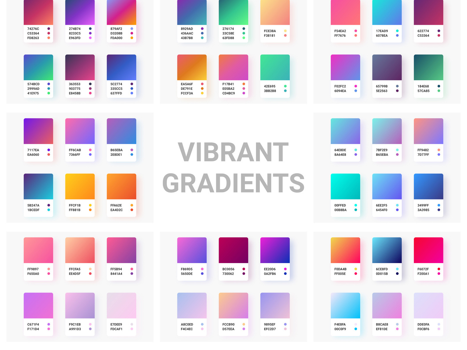 Vibrant Gradients for Figma - Freebie Supply