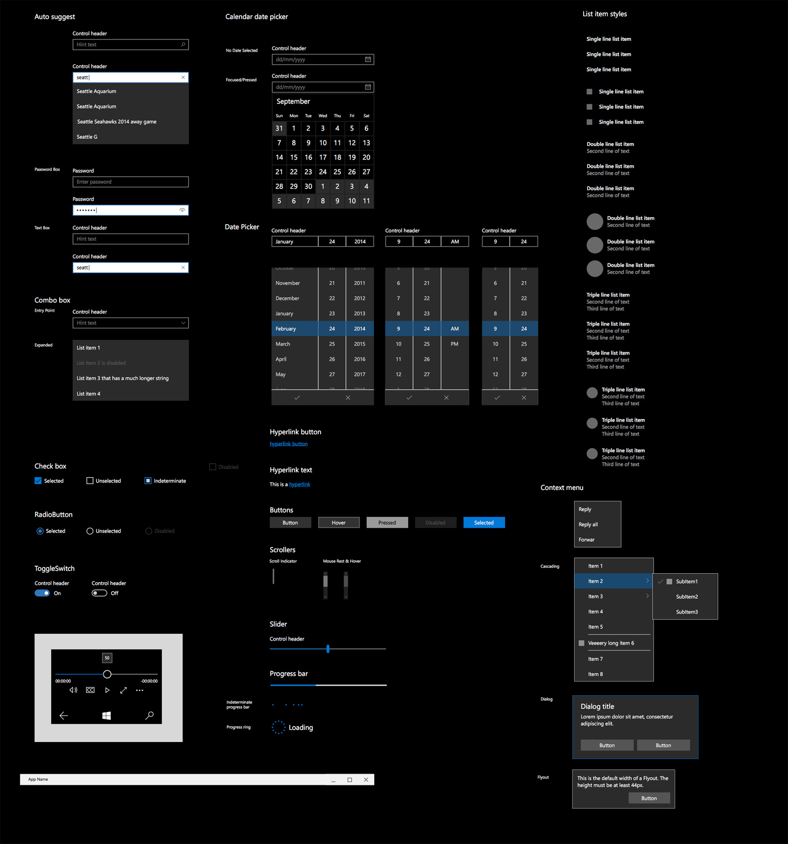 Windows 10 UI Kit for Sketch - Freebie Supply