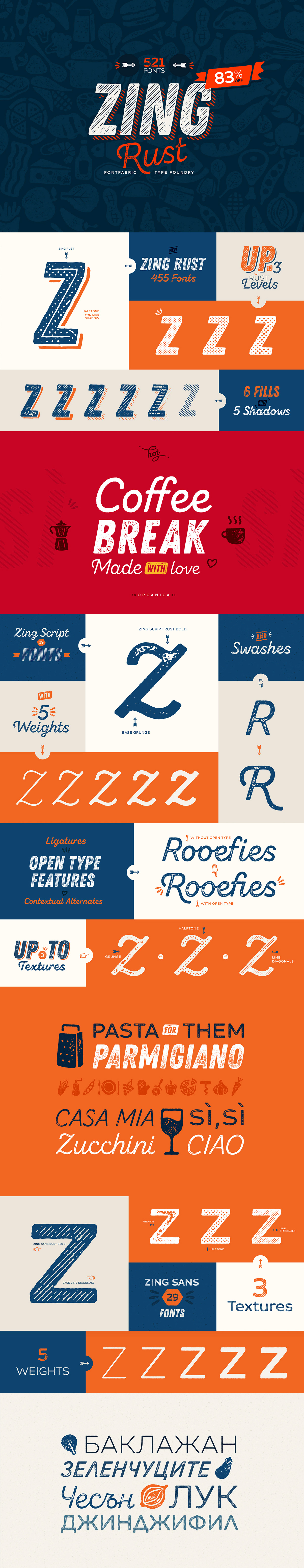 Zing Rust - Handcrafted Font - Freebie Supply