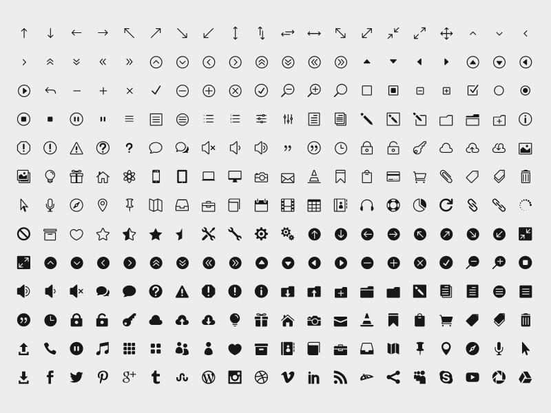 1000+ Vector Icon Set - Freebie Supply