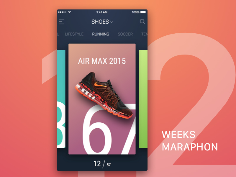 12 Weeks Sketch Marathon UI Kit - Freebie Supply