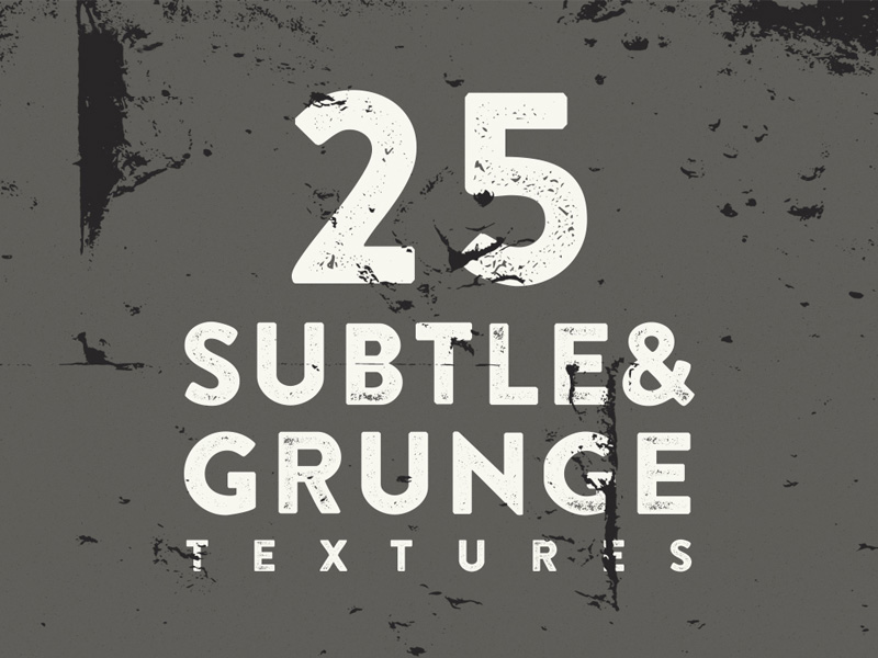 25 Grunge & Subtle Vector Textures - Freebie Supply