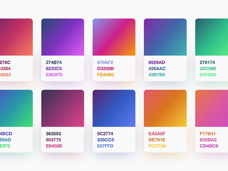 3-Step Gradients Set - Freebie Supply