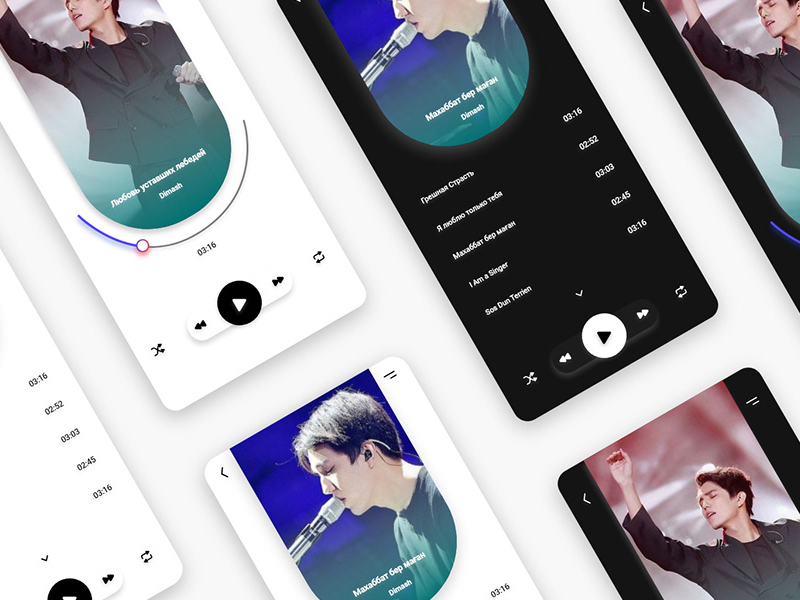XD Music Player App Concept - Freebie Supply