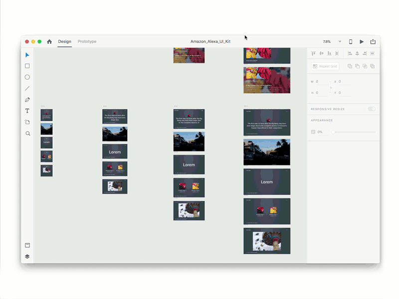 Amazon Alexa UI Kit for Adobe XD - Freebie Supply