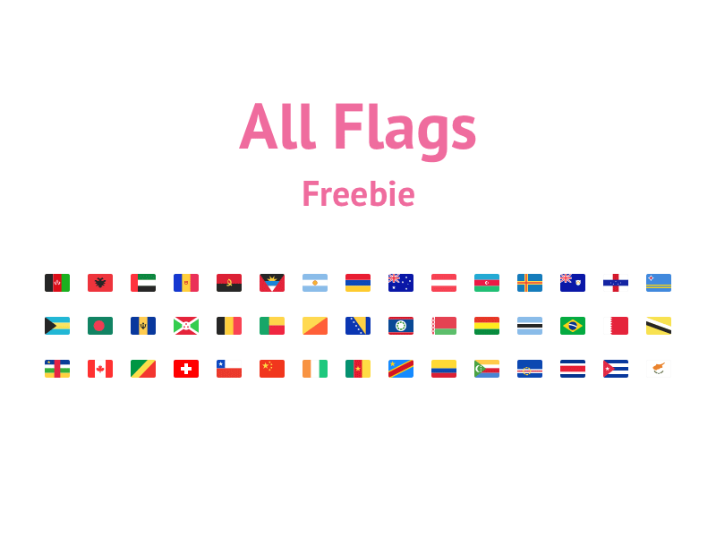 All Flags Freebie – Flag Kit - Freebie Supply