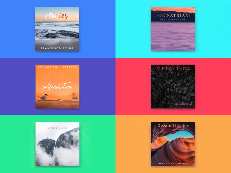 Alternative Music Covers Templates - Free Resource - Freebie Supply