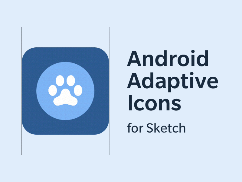 Android Adaptive Icon Sketch Template - Freebie Supply