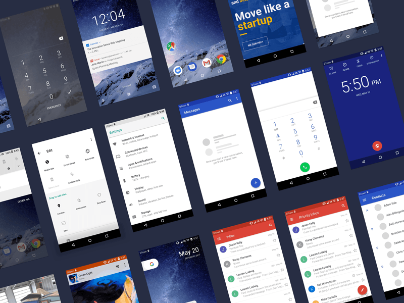 Android O UI Kit for Sketch - Freebie Supply