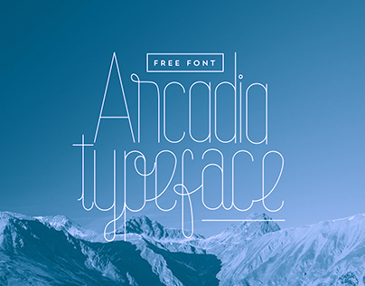 Arcadia Typeface - Freebie Supply