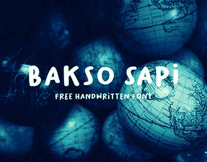 Bakso Sapi Font - Marker Typeface - Freebie Supply