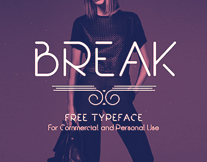 Break Font - Free Typeface - Freebie Supply