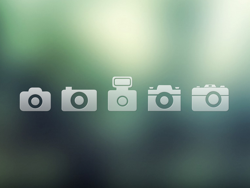 Camera Icons - Free PSD - Freebie Supply