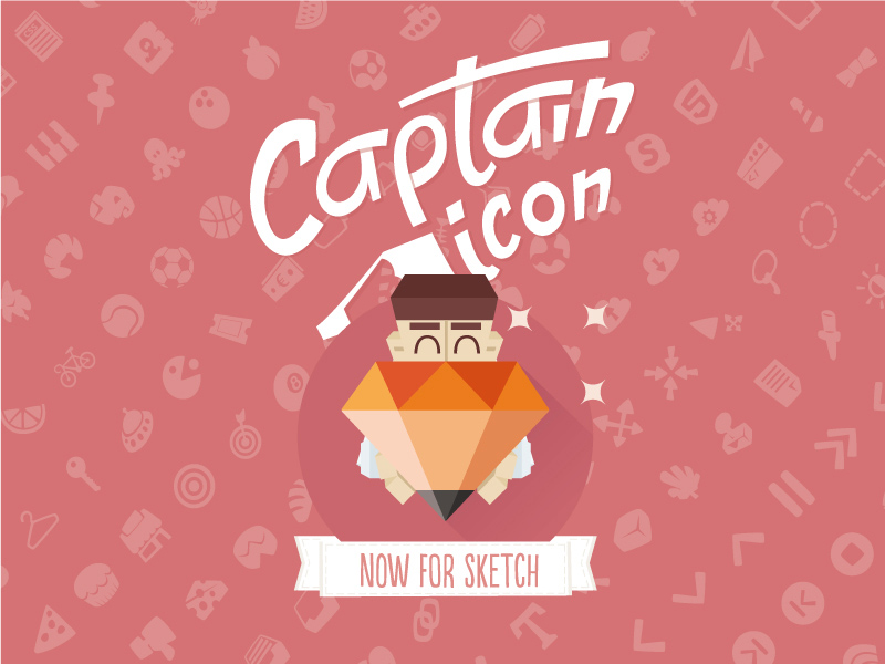Captain Icon app - Free Sketch - Freebie Supply