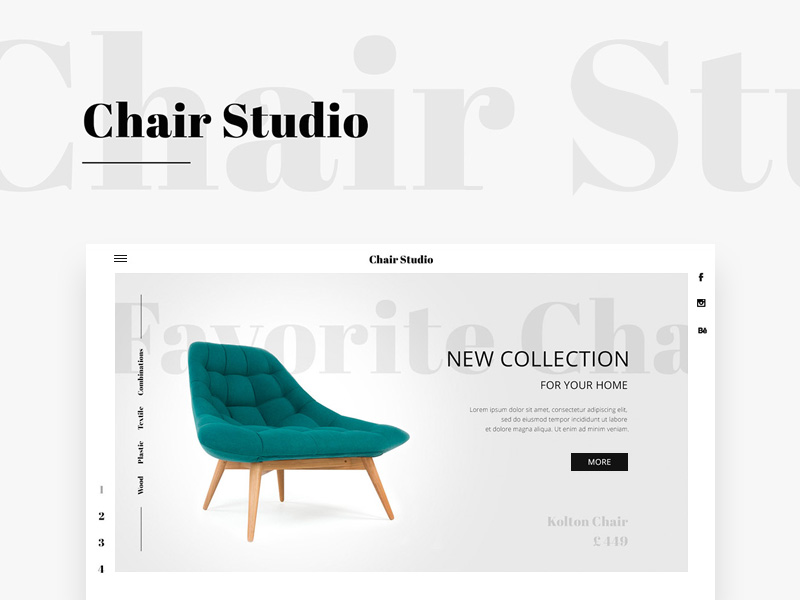 Chair Studio Template - Free Resource - Freebie Supply
