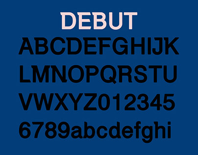 Debut - WIP Free Demo Font - Freebie Supply