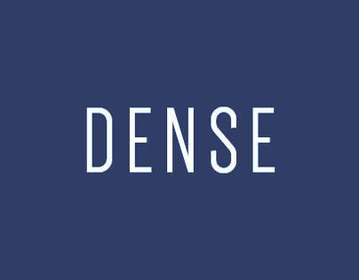 Dense Font - Regular Condensed Geometric Typeface - Freebie Supply
