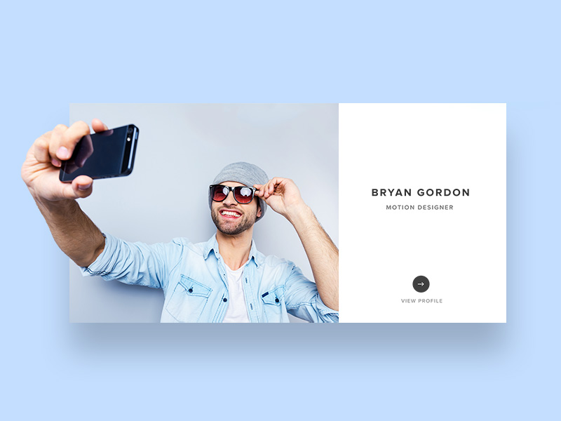Designer Profile PSD - Freebie Supply