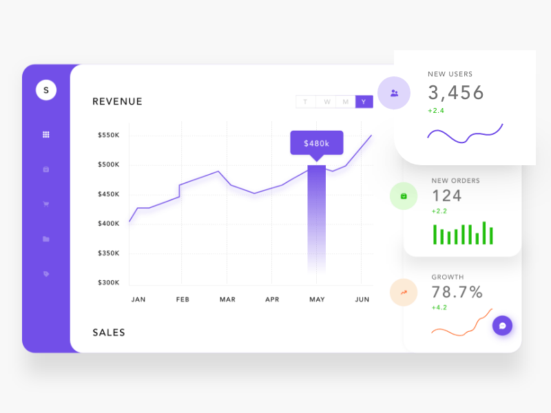 E-Commerce Admin Dashboard UI - Freebie Supply